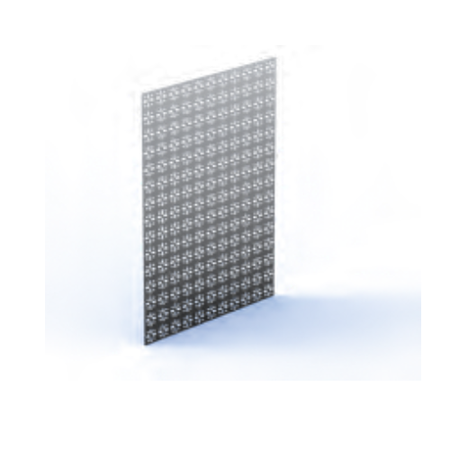 Perforated Separation Plate Aluminium - KIKBLOX
